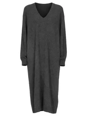 THE ROW V-neck Maxi Dress - Grey