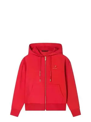 Armani Exchange Logo-detail Hoodie - Red