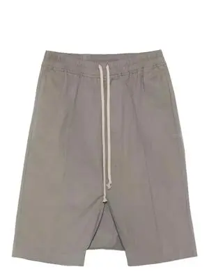 Rick Owens Drop Crotch Pods Shorts - Grey