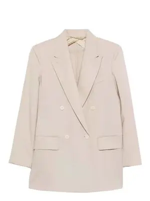 Max Mara Double-breasted Jacket - Neutrals