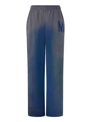 Moschino Logo Ombre Track Pants - Blue