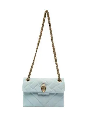 Kurt Geiger Quilted Chain Shoulder Bag - Blue