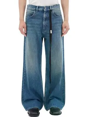 ANN DEMEULEMEESTER Five-pocket Flared Jeans - Blue