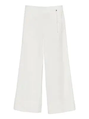 Herno Palazzo Pants - White