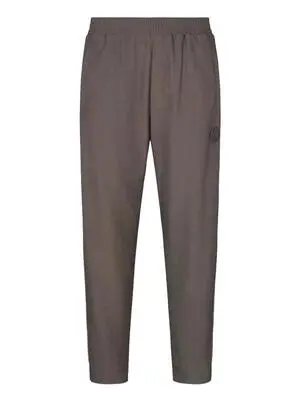 Giorgio Armani Stripe Logo Trousers - Brown