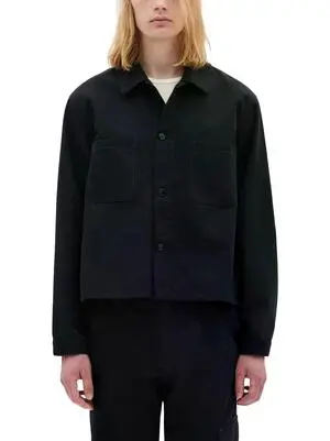 ANN DEMEULEMEESTER Boxy-fit Shirt Jacket - Black