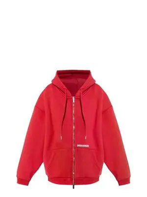 Dsquared2 Zip-up Hoodie - Red