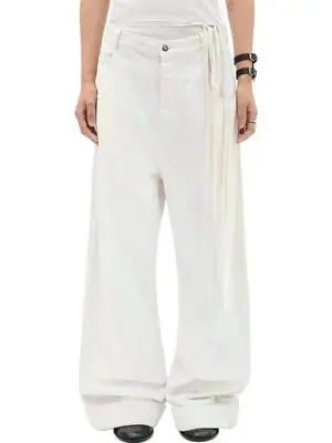 ANN DEMEULEMEESTER Kristel Baggy-fit Jeans - Neutrals