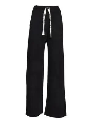Max Mara Wide-leg Drawstring Trousers - Black
