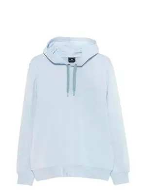 Paul Smith Logo-embossed Hoodie - Blue