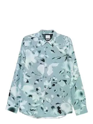 Paul Smith Good Fortune Floral Regular-fit Shirt - Blue