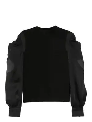 Sacai Long-sleeve T-shirt - Black