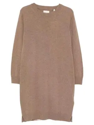 Gant Long-sleeve Midi Dress - Brown