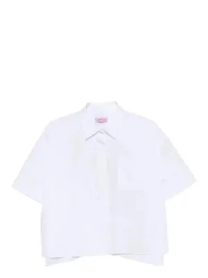 CUANTICO Collared Polo Shirt - White