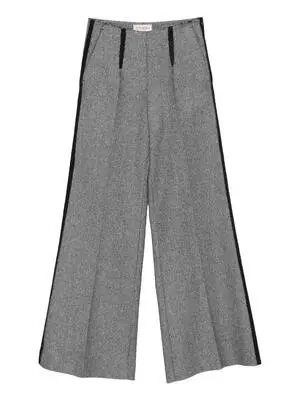 Iceberg Zip Palazzo Pants - Grey