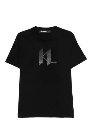 Karl Lagerfeld Logo-motif T-shirt - Black