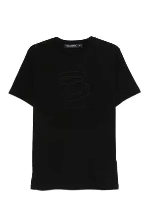 Karl Lagerfeld Logo-motif T-shirt - Black