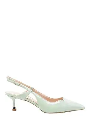 Liu Jo Cut-out Slingback Pumps - Green
