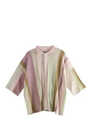 CASEY CASEY Striped Buttoned Shirt - Pink