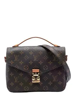LOUIS VUITTON 2018 Monogram Pochette Metis Satchel - Brown