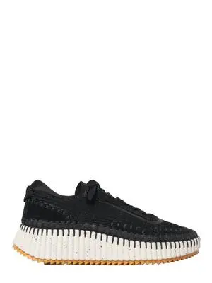 Chloé Lace-up Sneakers - Black