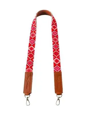 TIN MARIN Mai Woven Bag Strap - Tan Leather
