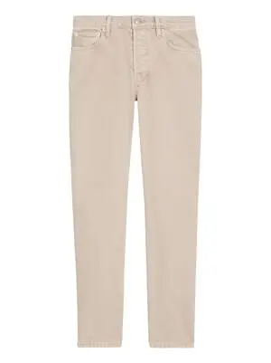 ALEX MILL Mid-rise Straight-leg Jeans - Cream