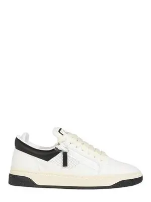 GIUSEPPE ZANOTTI Leather Sneakers - Black