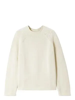 B Sides Merino Wool Sweater - Off-white