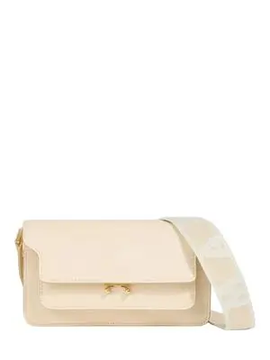 Marni Leather Shoulder Bag - Cream