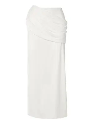MAYGEL CORONEL Meraki Asymmetric Maxi Skirt - White