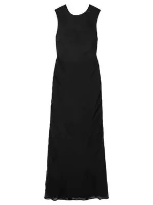 ST. AGNI Open-back Maxi Dress - Black