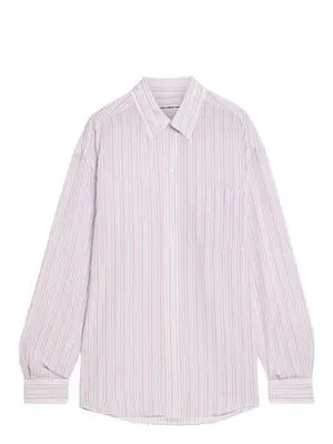 Alexander Wang Striped Silk Shirt - Lilac