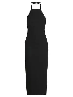 Cult Gaia Lior Cutout Bow-detailed Crepe Midi Dress - Black