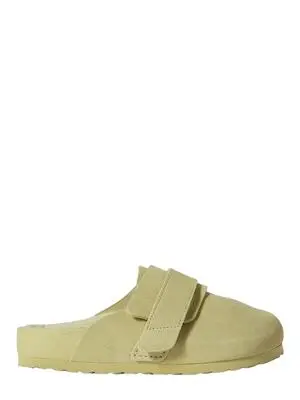 BIRKENSTOCK X TEKLA Shearling-lined Suede Clogs - Pastel Yellow