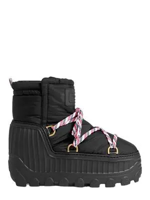 Thom Browne Shell Platform Snow Boots - Black