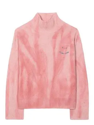 Paul Smith Wool-blend Roll Neck Sweater - Pink