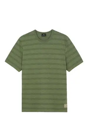 Paul Smith Stripe Marl T-shirt - Green