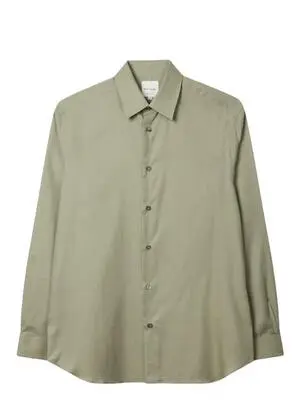 PAUL SMITH Sage Cotton Shirt