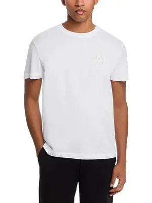 Versace Slim Fit Logo T-shirt - White/gold