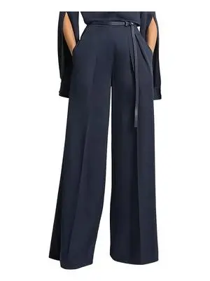 Michael Kors Satin Palazzo Pants - Midnight