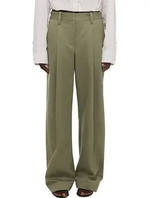 Helmut Lang Pleated Chino Pants - Vetiver