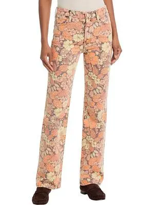 MOTHER The Kick It High Rise Jeans - Orange Blossom