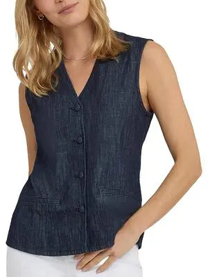 NYDJ Denim Vest - Dark Indigo
