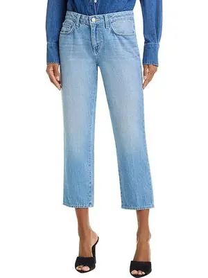 L'Agence Thalina Mid Rise Stovepipe Jeans - Bellflower