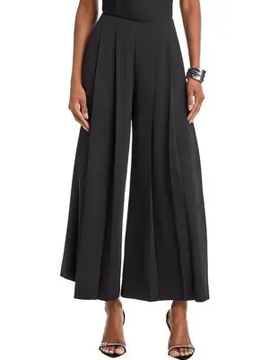 L'Agence Novalynn Crop Pleated Pants - Black