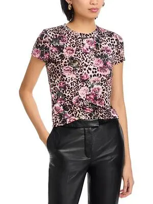 L'Agence Ressi Printed Tee - Multi Rose