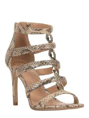 Vince Camuto Azelie Caged Sandals - Natural/gold