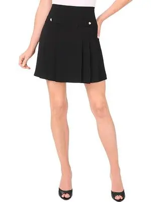 CECE DUPRAZ Pleated High-rise Skirt - Rich Black