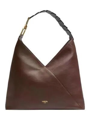 LANCEL Pagode Leather Tote Bag - Brown